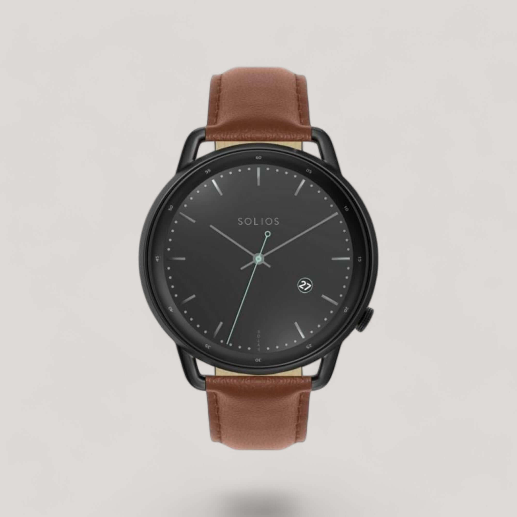 Solar Curve | Black Dial - Black Case | SOLIOS Solar Powered Watches ...